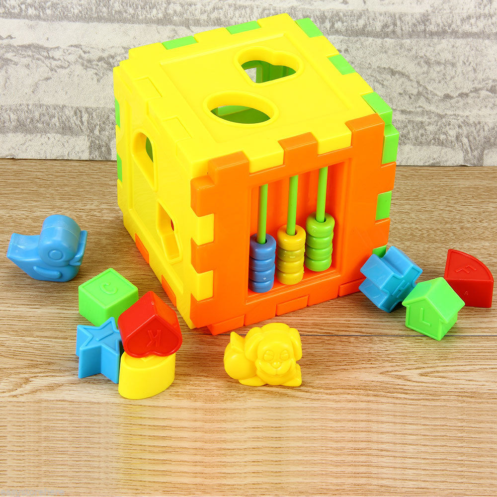 TripleClicks.com: Educational Toy Box Kids Block Matching Sorting Baby ...